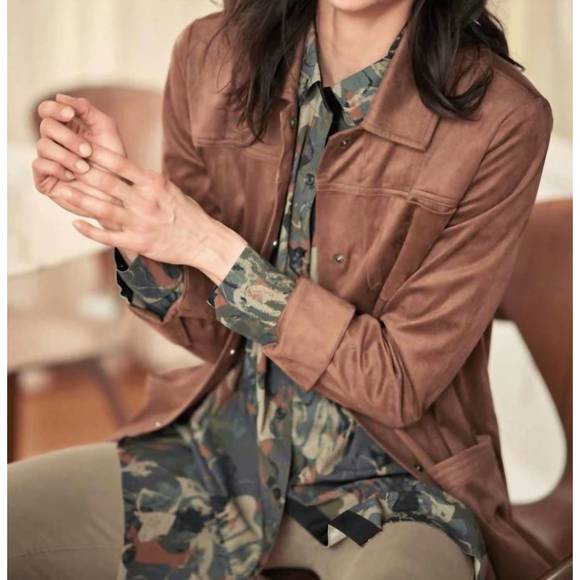Lysse | Jackets & Coats | New Lysse Abigail Suede Jacket In Harness ...